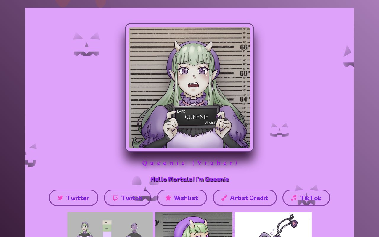 Queenie Pumpkin Queen Vtuber